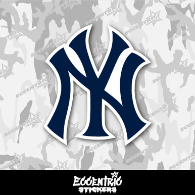 New York Yankees Logo Vinyl Sticker - Eccentric Stickers