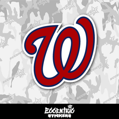 Washington Nationals Logo Vinyl Sticker - Eccentric Stickers