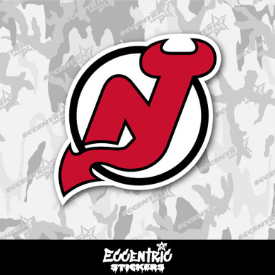 New Jersey Devils Vinyl Sticker - Eccentric Stickers