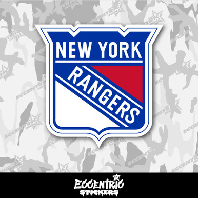 New York Rangers Vinyl Sticker - Eccentric Stickers