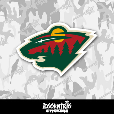 Minnesota Wild Vinyl Sticker - Eccentric Stickers