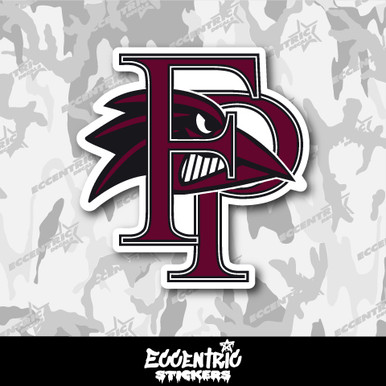 Franklin Pierce Ravens Vinyl Sticker - Eccentric Stickers