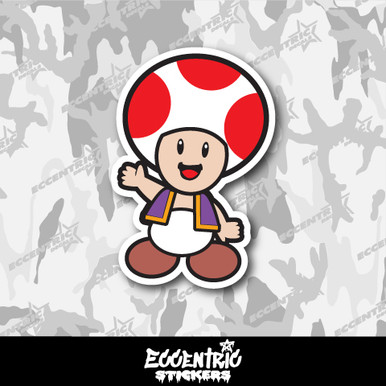 Paper Toad Vinyl Sticker - Eccentric Stickers