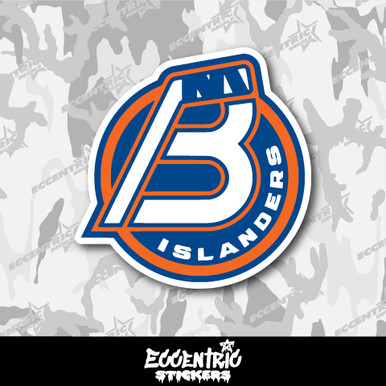 Bridgeport Islanders Vinyl Sticker - Eccentric Stickers