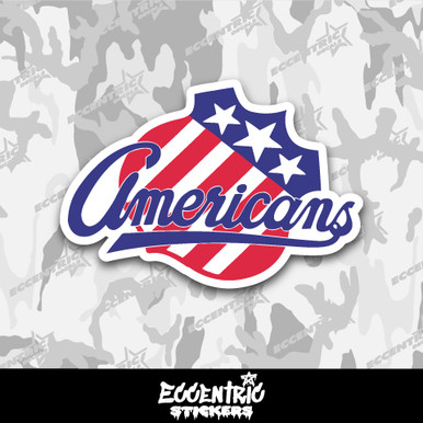 Rochester Americans Vinyl Sticker - Eccentric Stickers