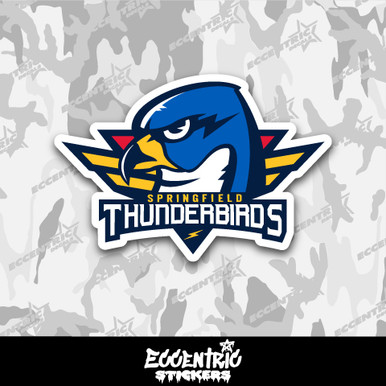 Springfield Thunderbirds Vinyl Sticker - Eccentric Stickers