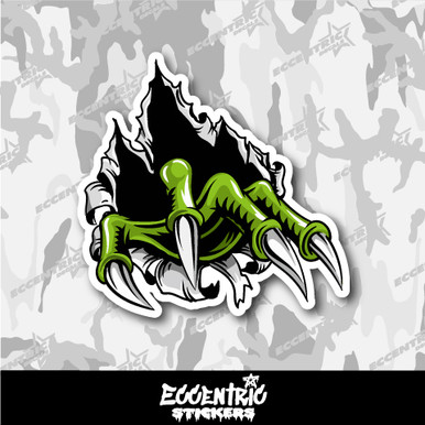 Monster Claw Vinyl Sticker - Eccentric Stickers