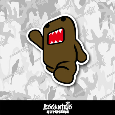 Domo Kun Vinyl Sticker - Eccentric Stickers