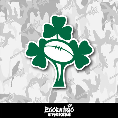 Ireland National Rugby Team Vinyl Sticker - Eccentric Stickers