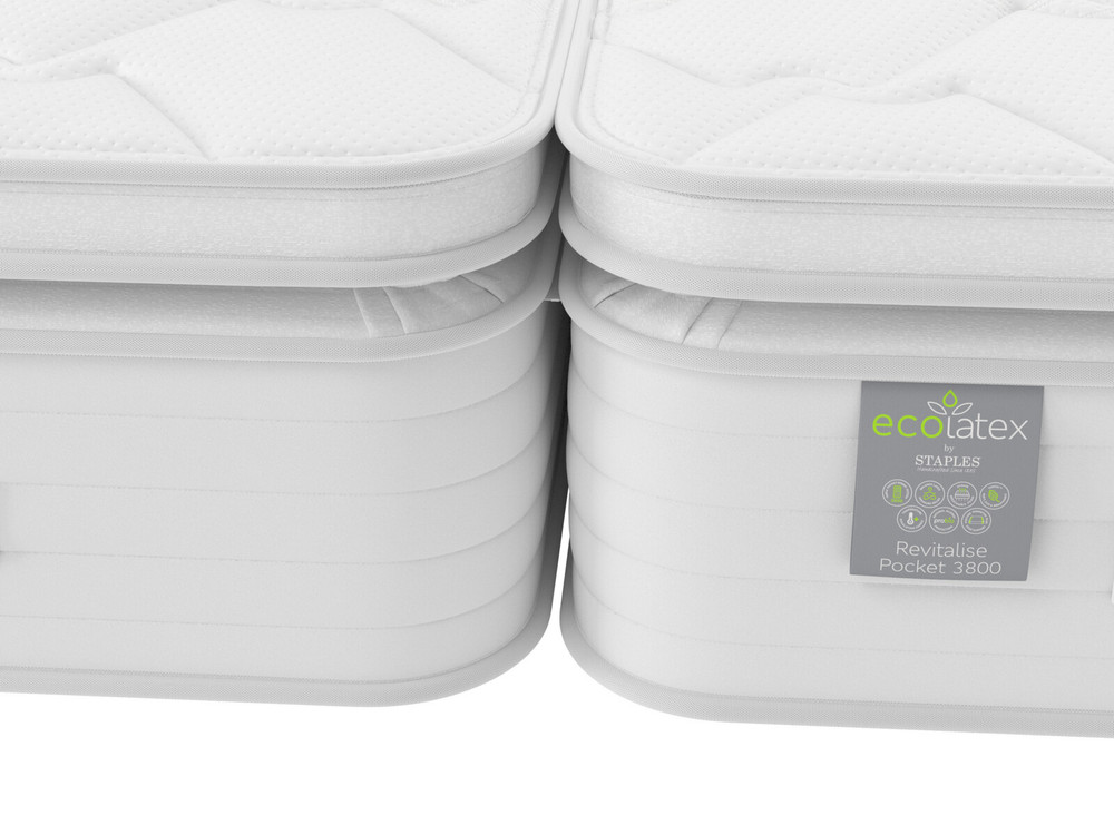 Staples and Co Revitalise Eco Latex Pocket 3800 Mattress - Bensons for Beds