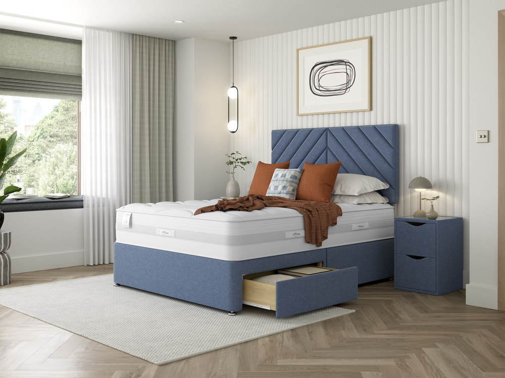 Slumberland Response Latex Luxe Divan Bed Set Bensons for Beds