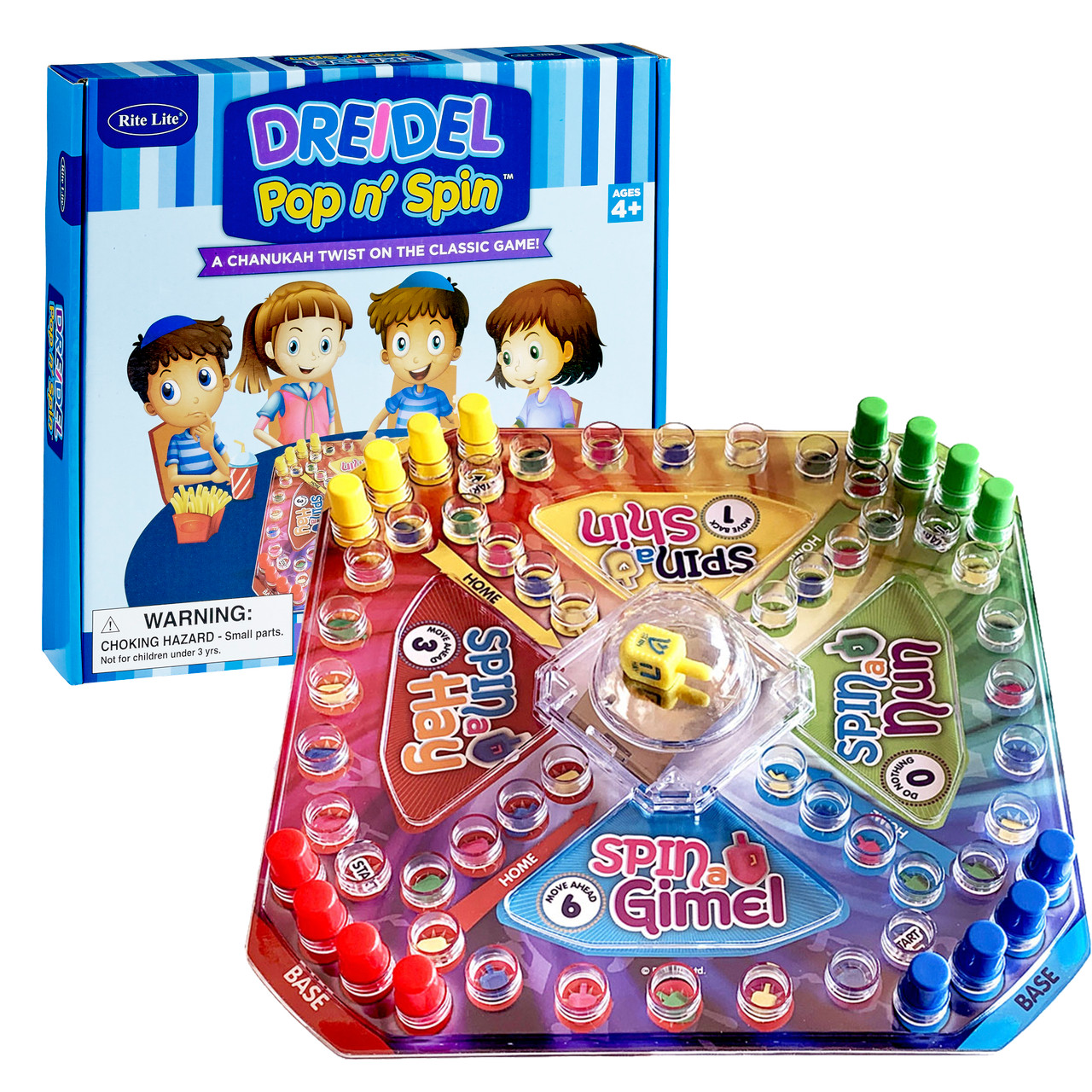 Dreidel Pop 'n Spin Game | Hanukkah Toy | Great Pricing at Benny's