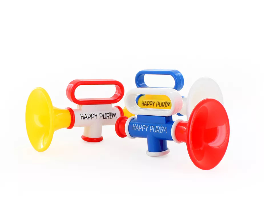 Single Purim Trumpet – Festive Noise Maker
