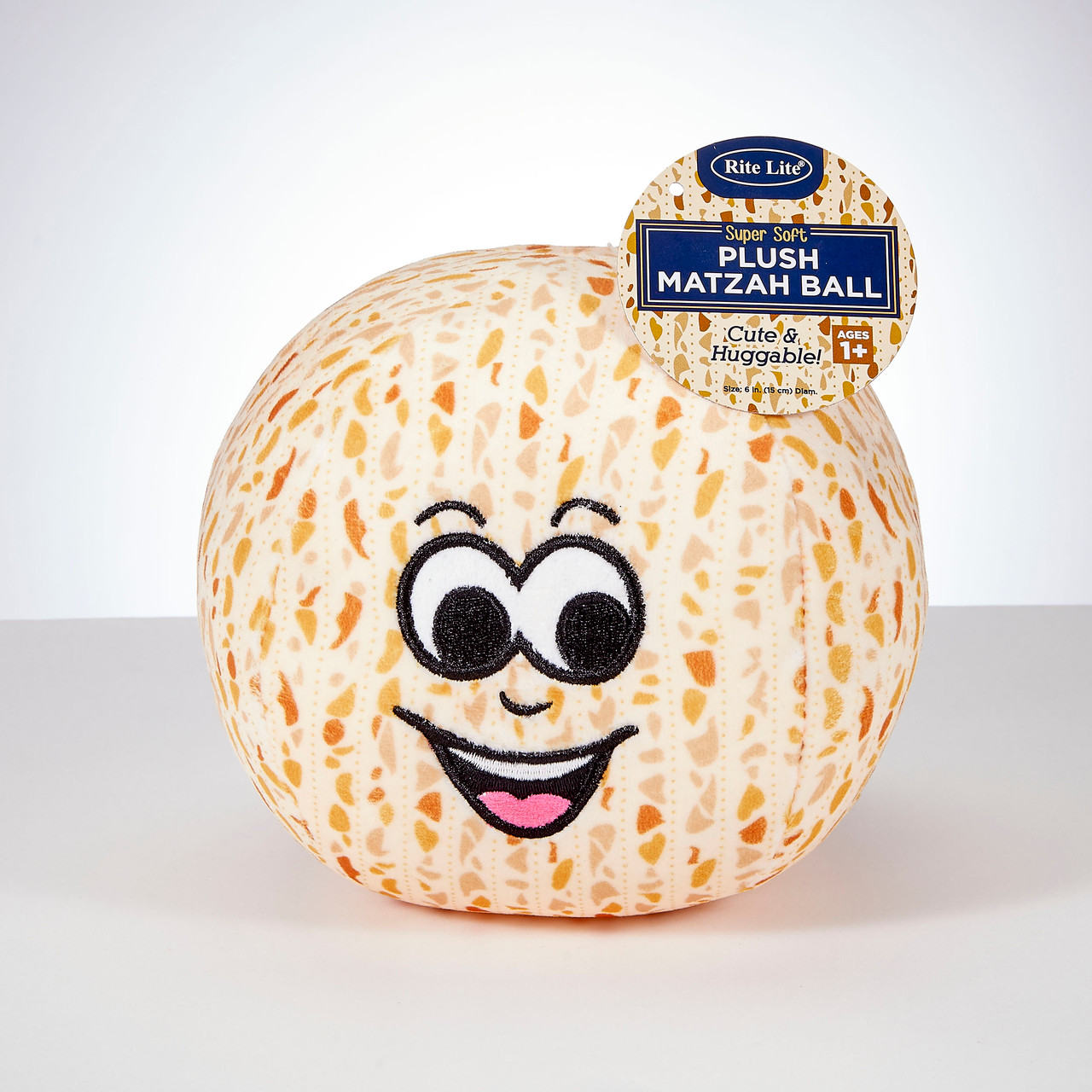 Super Soft Plush Embroidered Matzah Ball | at the "Jewish School Supply ...