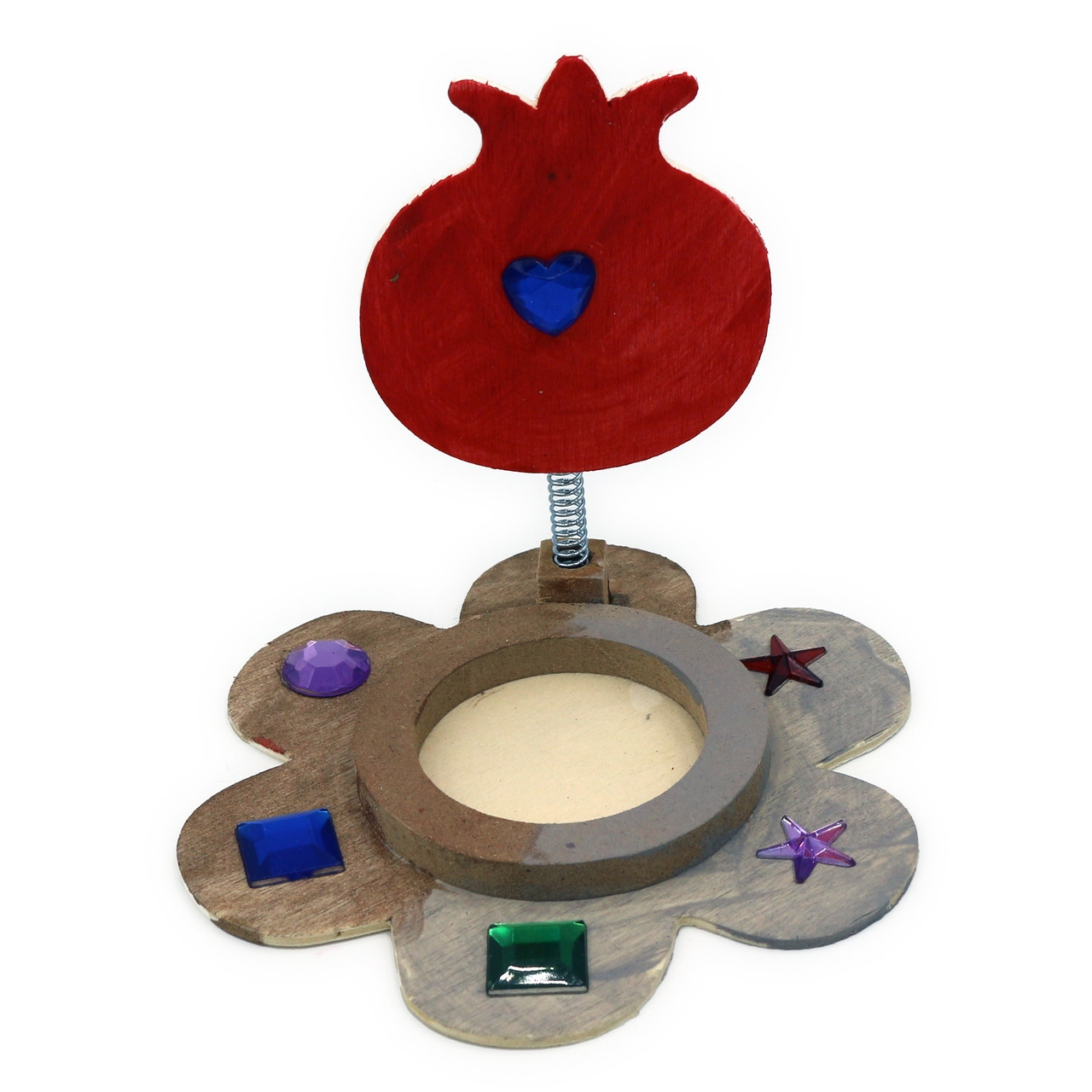 Wood Rosh HaShanah Honey Dish Holder Arts and Crafts Project | at the ...