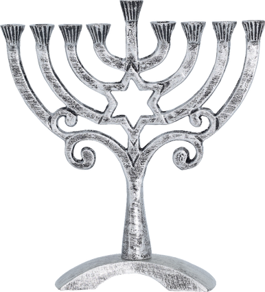 Antiqued Menorah Silver | Great Hanukkah Gift