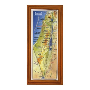 Israel 3D (Relief) Map - Magnetic | Great Pricing at Benny's | Israel ...