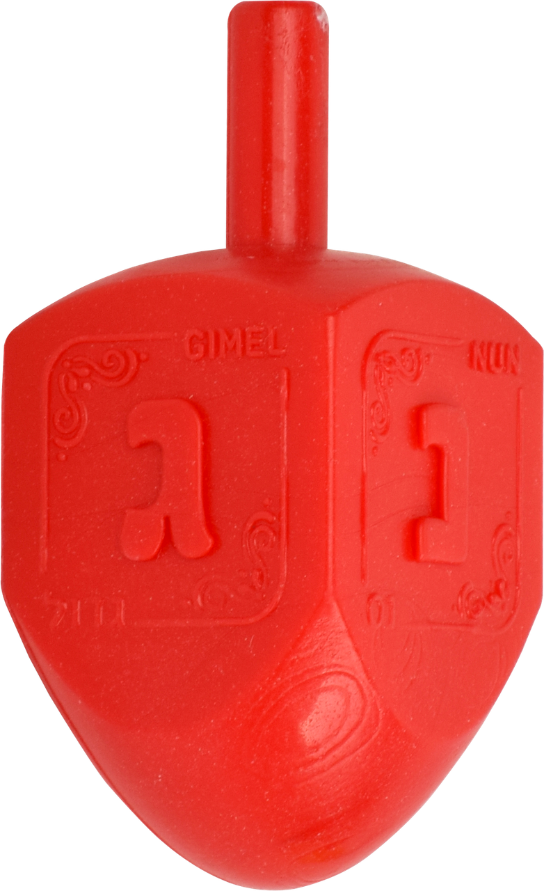 Jumbo Plastic Chanukah Dreidels | at the "Jewish School Supply Company"