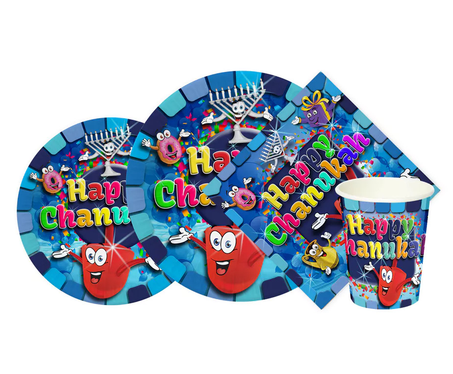 Chanukah Paper Plates 9" (10)