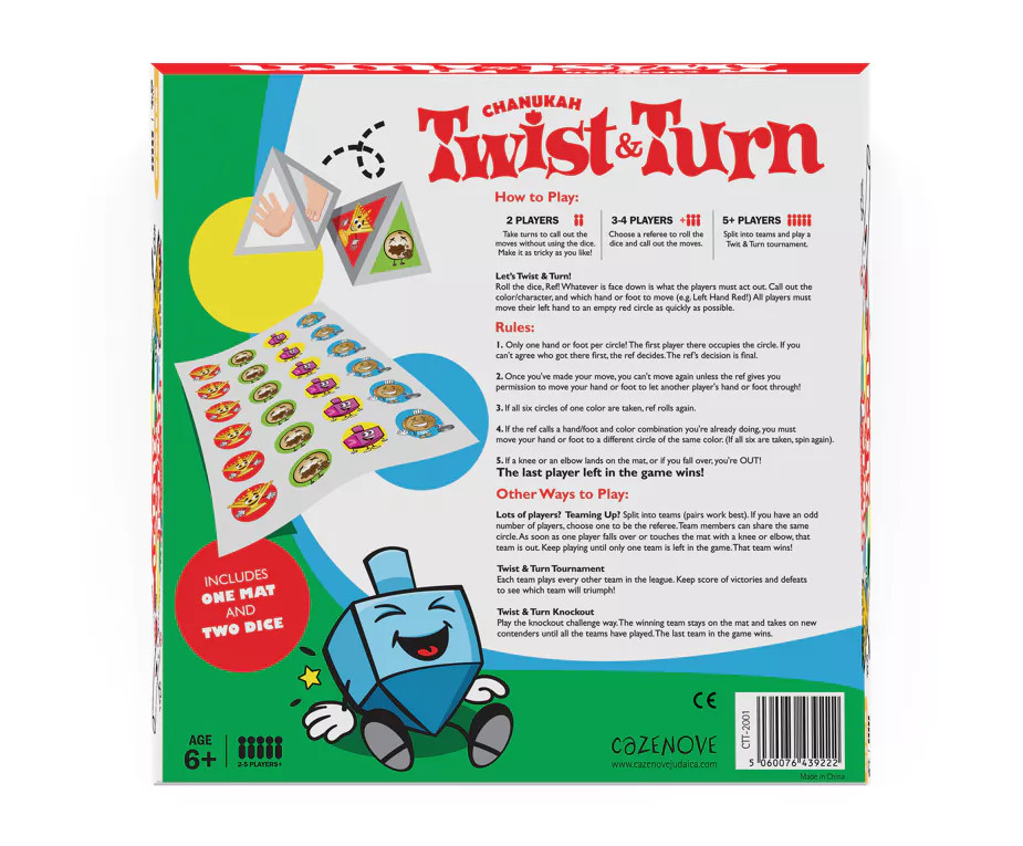 Chanukah Twist & Turn Game | Fun Family Activity for the Holidays