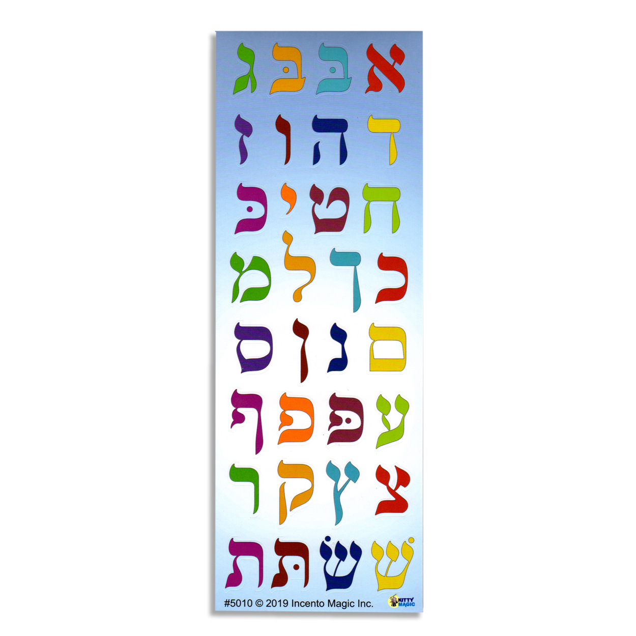 Die-Cut Biblical Font Hebrew Aleph-Bet Stickers | Buy at the "Jewish ...