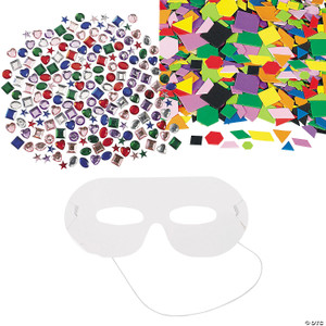 Purim Mask Complete Craft Kit for 48 Children | Buy at the "Jewish ...
