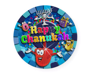 Chanukah Paper Plates 9" (10)