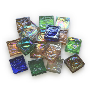 Colorful Thick Translucent Square Glass Tiles | Great Pricing at Benny's