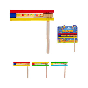 Painted Wood Happy Purim Grogger | Buy at the "Jewish School Supply ...