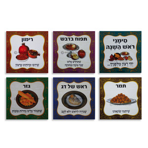 Rosh HaShana Symbols Mini Poster Set by Miriam Feldman | Great Pricing ...