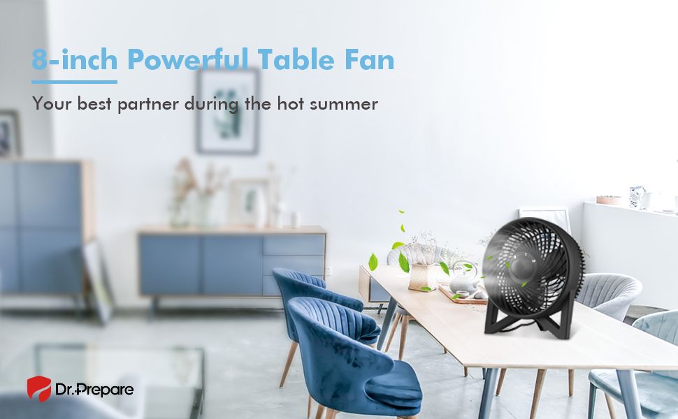 8 inch table fan store