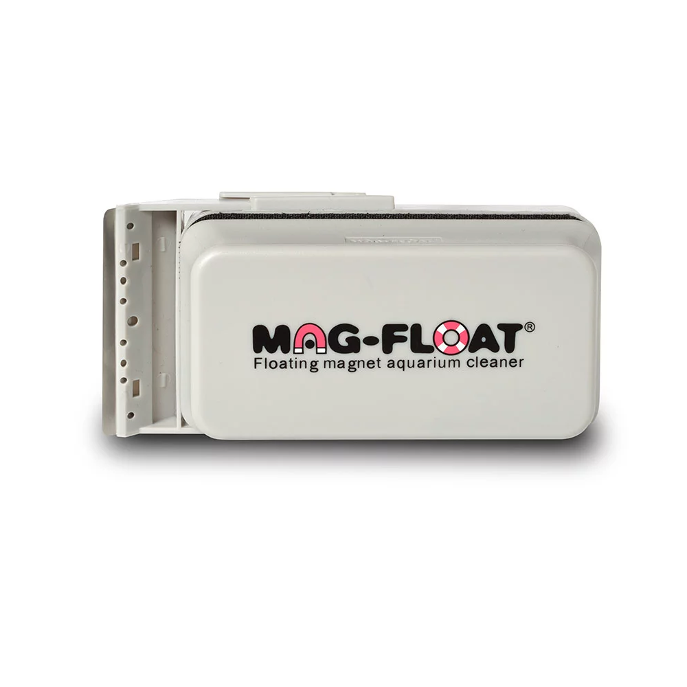 Mag-Float Glass Aquarium Cleaner with Scraper Blade, Large Plus (6” x 2 ...