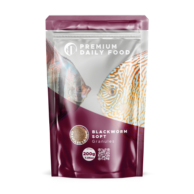 PREMIUM DAILY FOOD Blackworm Soft Granules (200g)