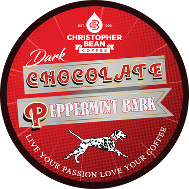 Dark Chocolate Peppermint Bark Single Cup Coffee Decaf