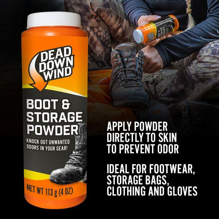 Dead Down Wind 1215N Boot & Storage Powder 4 oz Cornstarch/Talc ...