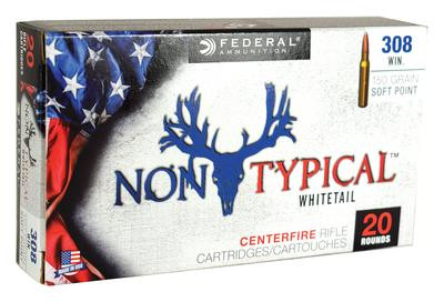 Federal Non-Typical Whitetail .308 Winchester 150 Grain Soft Point ...