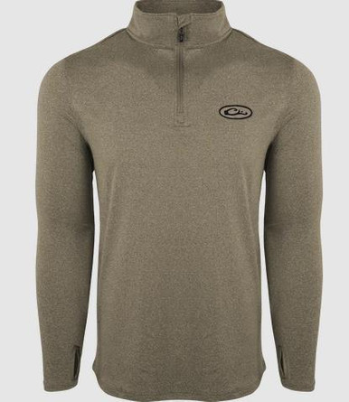 Drake Microlite Performance 1/4 Zip Heather - Springhill Outfitters