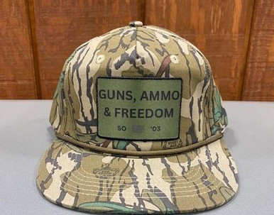 Springhill Outfitters Guns, Ammo & Freedom Olive Patch Rope Hat ...