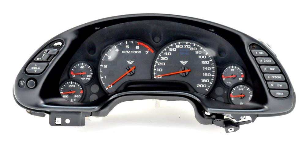 1999 - 2002 C5 Corvette Instrument Cluster w/ Heads Up Display (HUD ...