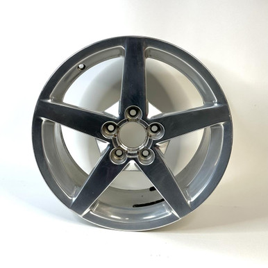 2005 - 2007 C6 Corvette Front Wheel 18X8.5 Polished QG7 OEM 9596950