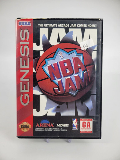 NBA Jam (Sega Genesis, 1994) Complete in box | Tested - Space Goblin ...