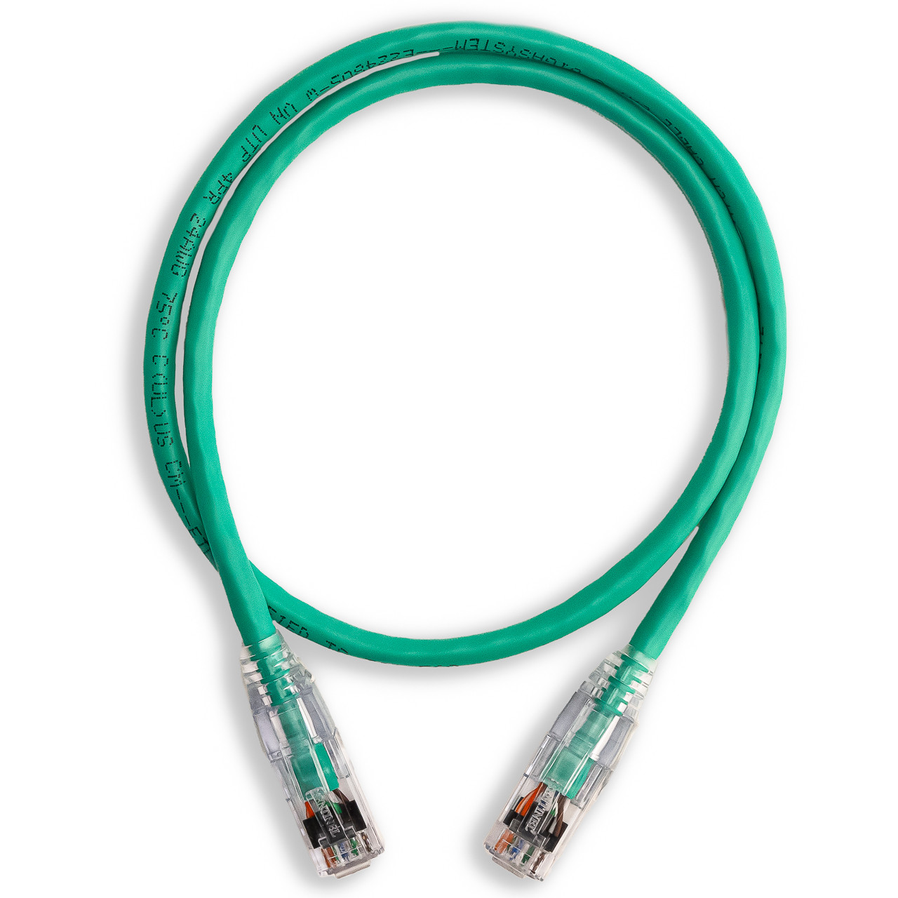 ULTRALiiT™ 28AWG GREEN CAT 6 COPPER PATCH CABLE