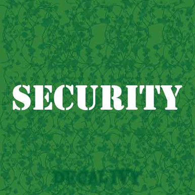 Security Decal Vinyl Sticker - Decal Ivy