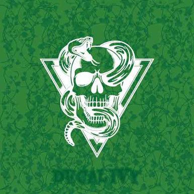 Skull & Snake Decal Vinyl Sticker - Decal Ivy