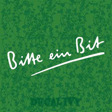 Bitte Ein Bit Decal Vinyl Sticker - Decal Ivy
