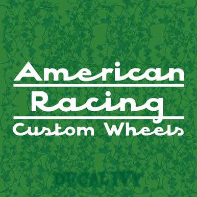 American Racing Decal Vinyl Sticker - Decal Ivy