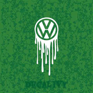 Drip Style VW Decal Vinyl Sticker - Decal Ivy