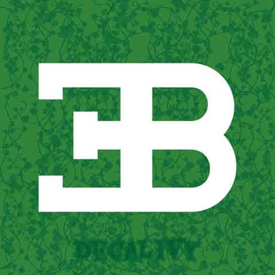Bugatti EB Logo Decal Vinyl Sticker - Decal Ivy