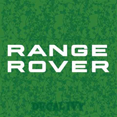 Range Rover Text Decal Vinyl Sticker - Decal Ivy
