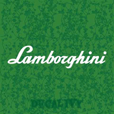 Lamborghini Script Decal Vinyl Sticker - Decal Ivy